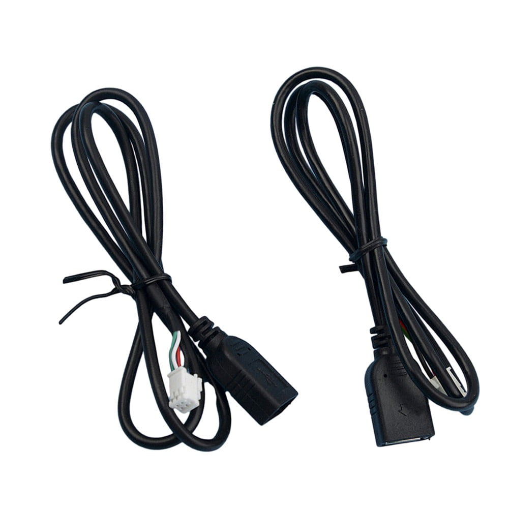 Usb Cable Adaptor Car Radio Stereo Usb Cable 4Pin & 6Pin Connector New ...