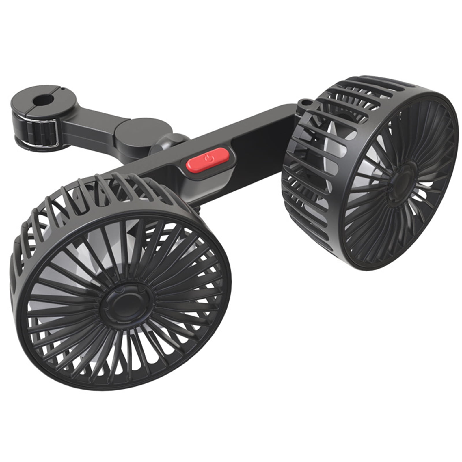 Usb Car Fan 10W 3-Speed 360 Degree Rotating Car Headrest Fan Rear Seat ...