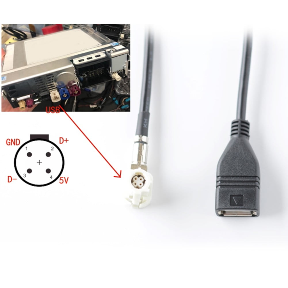 Usb Connector 4 Pin Wire For Bmw For Evo For Cic Car Radio ...