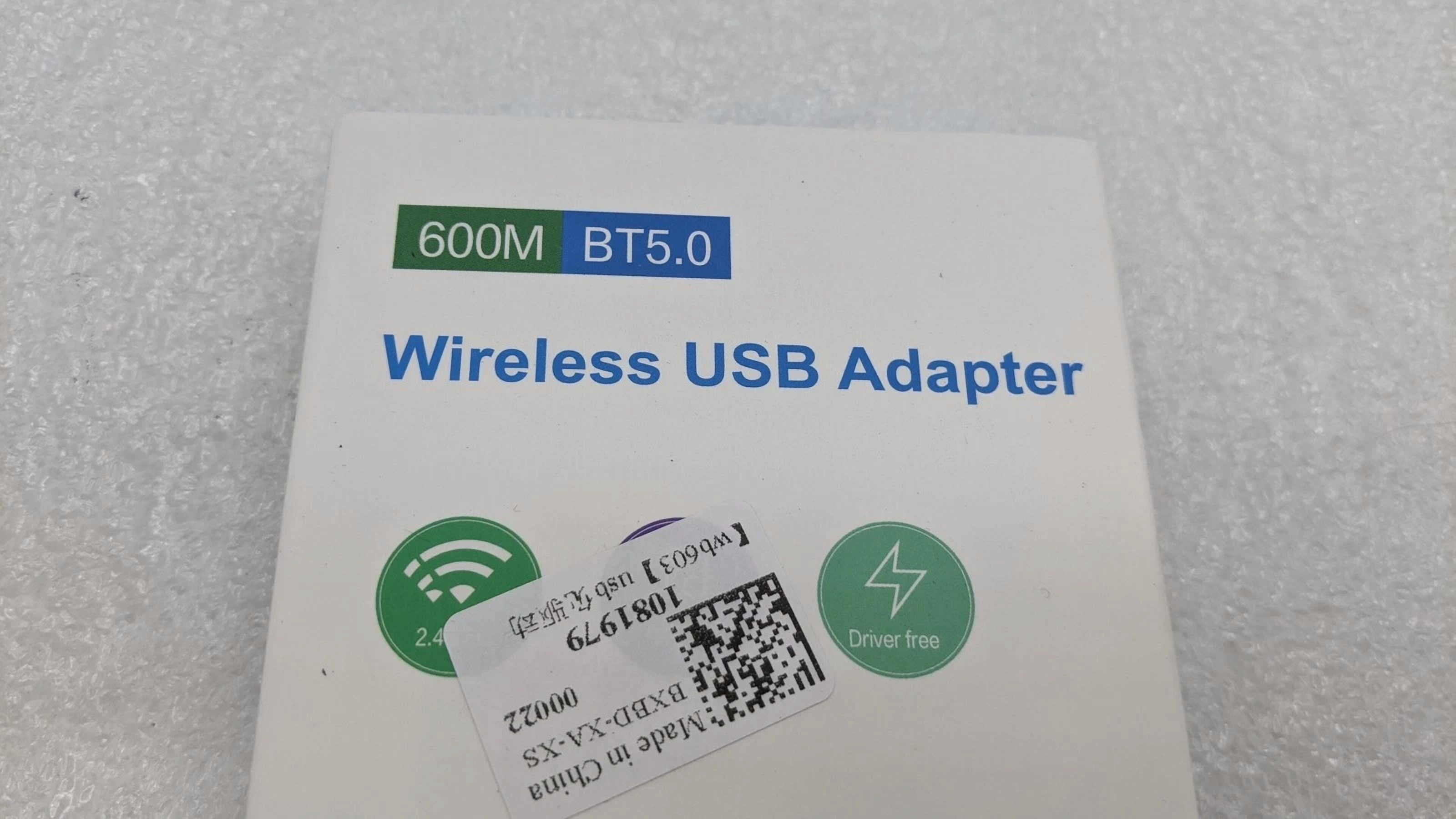 Usb Drive 600M Wireless Card Bt5.0 Bluetooth Adapter Pc Dual-Band Wifi ...