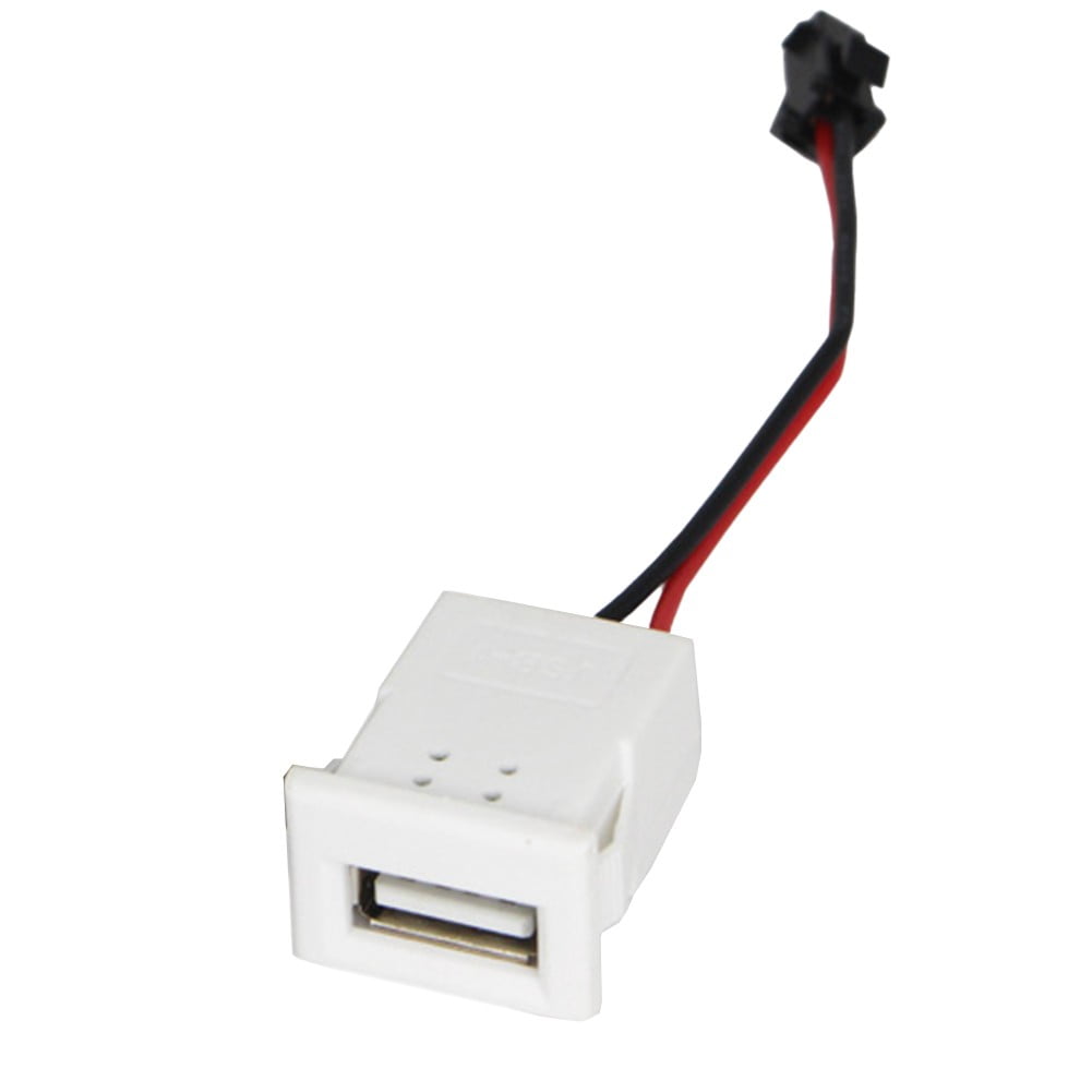 USB Female Power USB Charging Port Connector with Cable Terminals ...