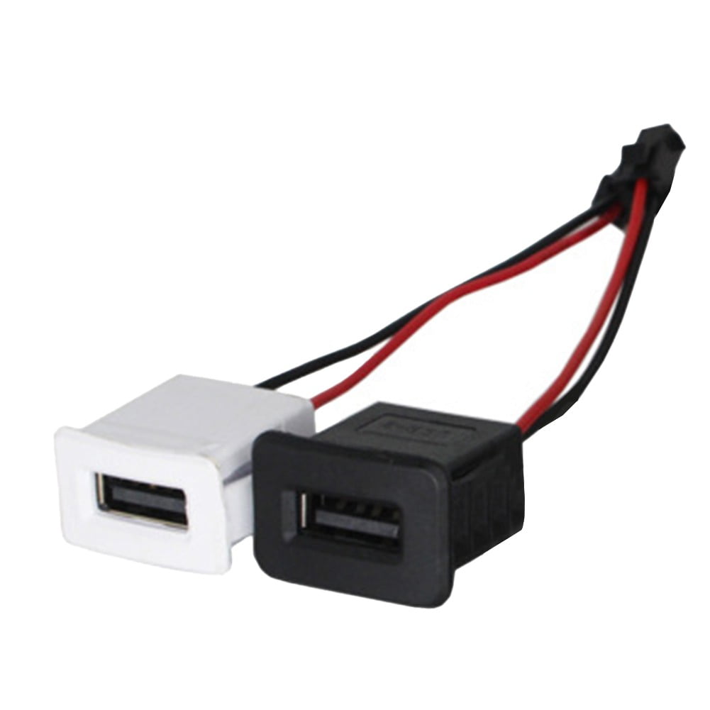 Usb Female Power Usb Charging Port Connector With Cable Terminals ...