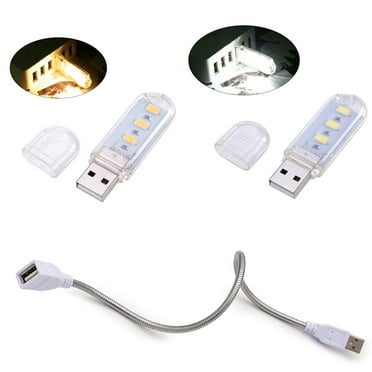 Flexible Gooseneck LED Touch USB Light - 14LEDs Mini Lamp for PC, Laptop, Notebook - Walmart.com
