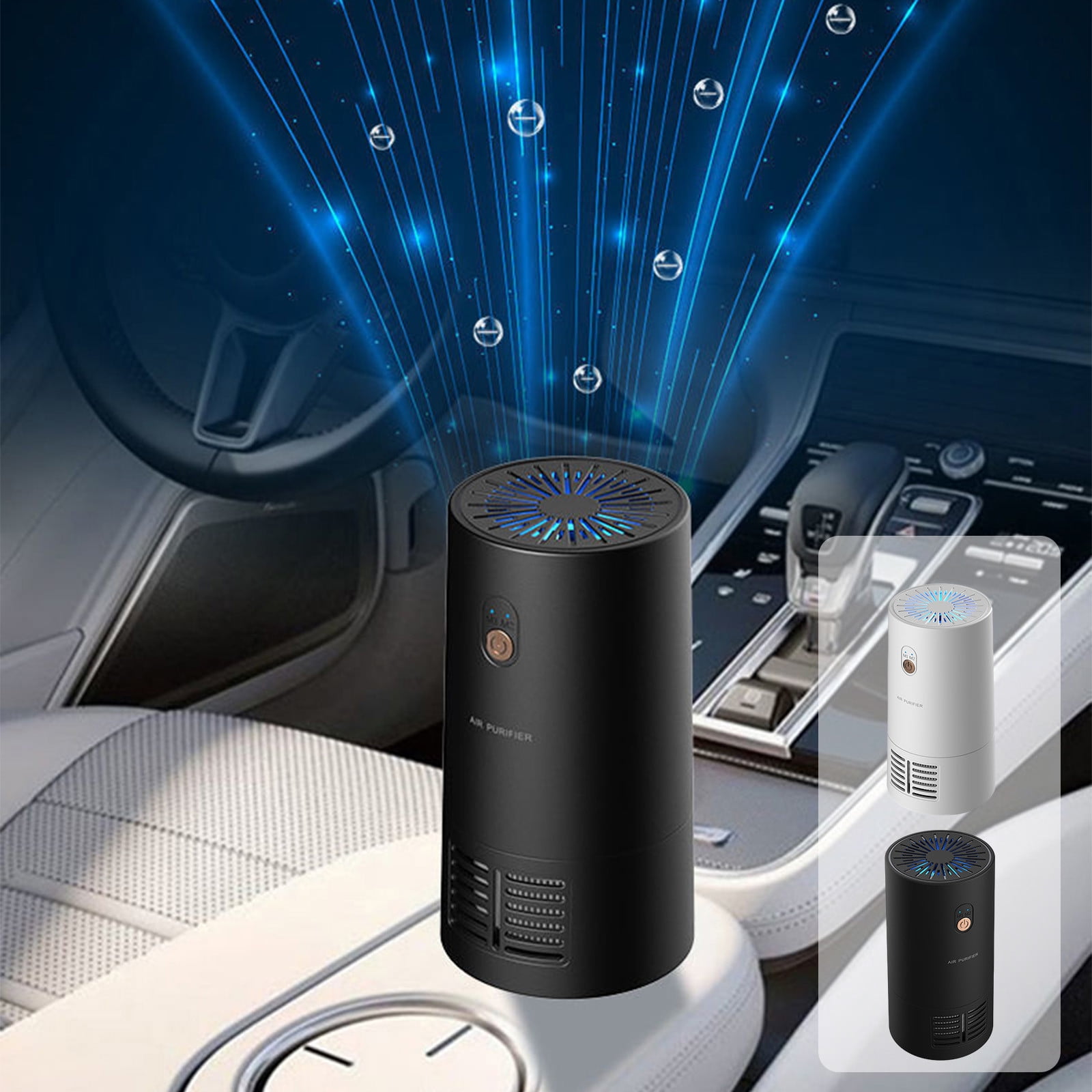 Usb Portable Car Air Purifier Compact Mini Home Purifier Freshener for ...