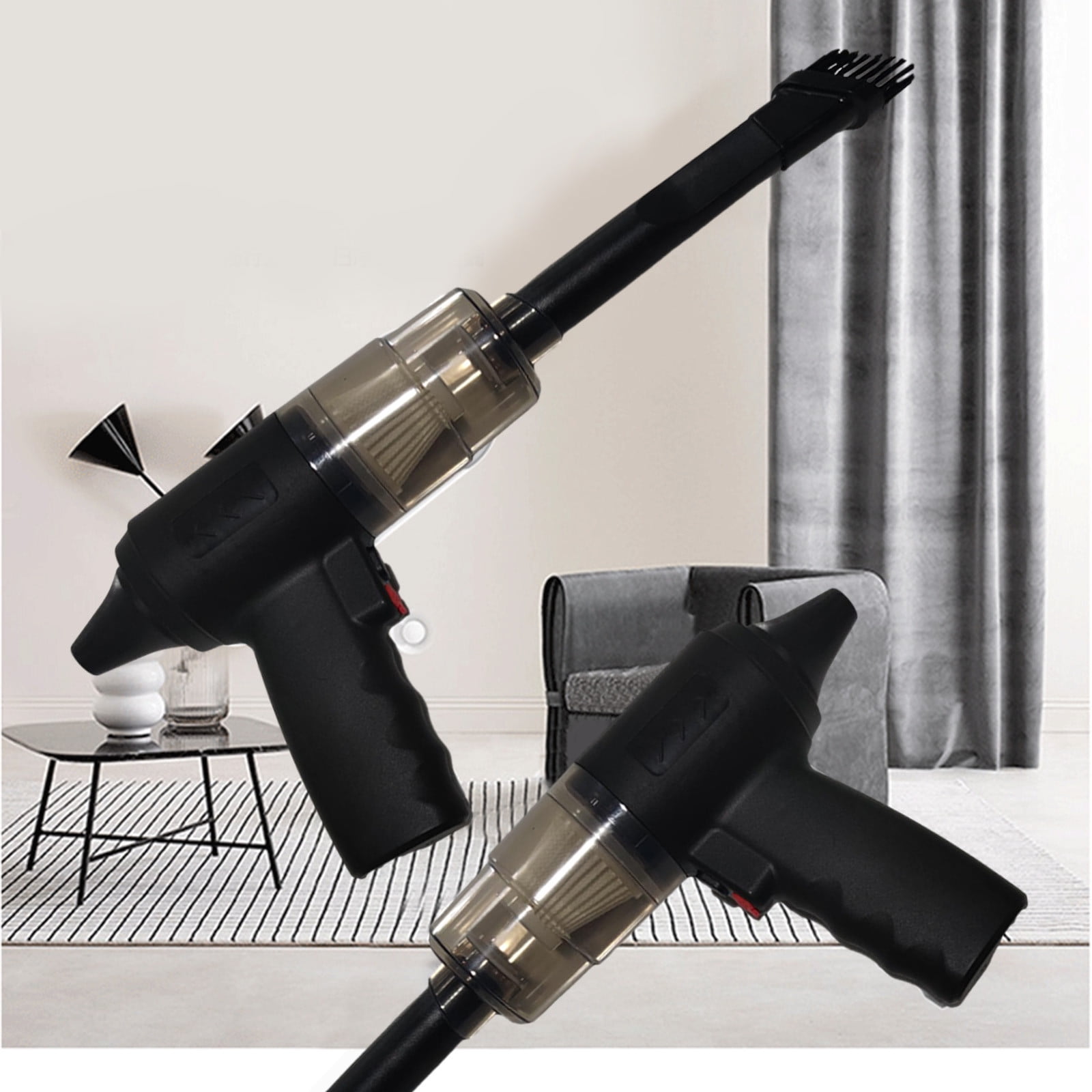 Usb Portable Car Vacuum Cleaner,120W Powerful Suction Small Car Vacuum ...