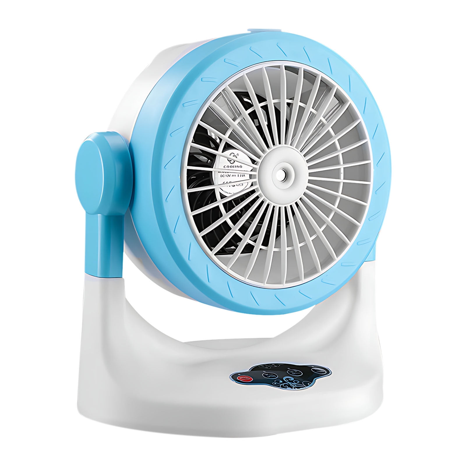 Usb Powered Misting Fan Mini Color Changing Lights Operation Air ...