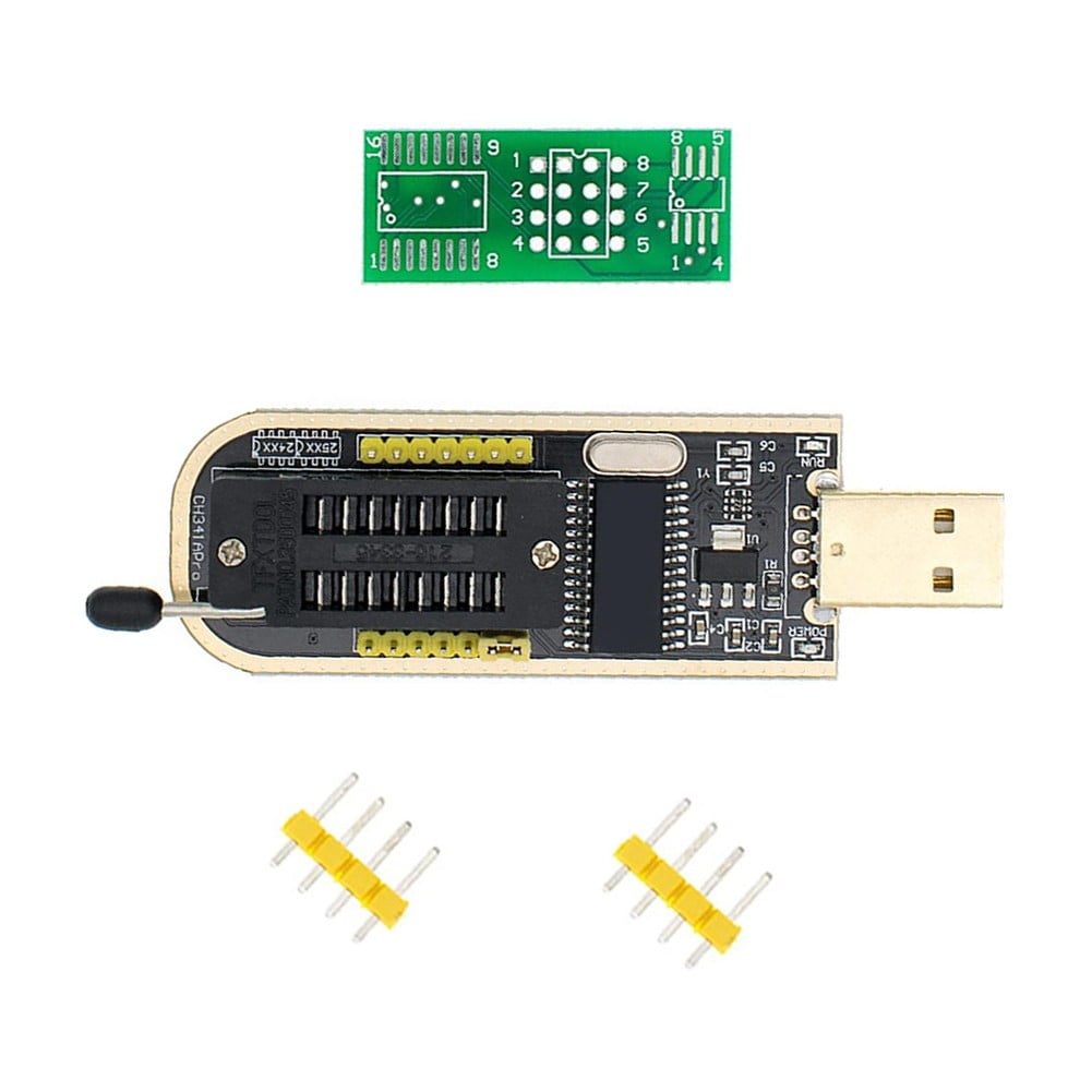 Usb Programmer Ch341A 24 25 Series Flash Module Stc Flash Microcontroller Board - Walmart.com