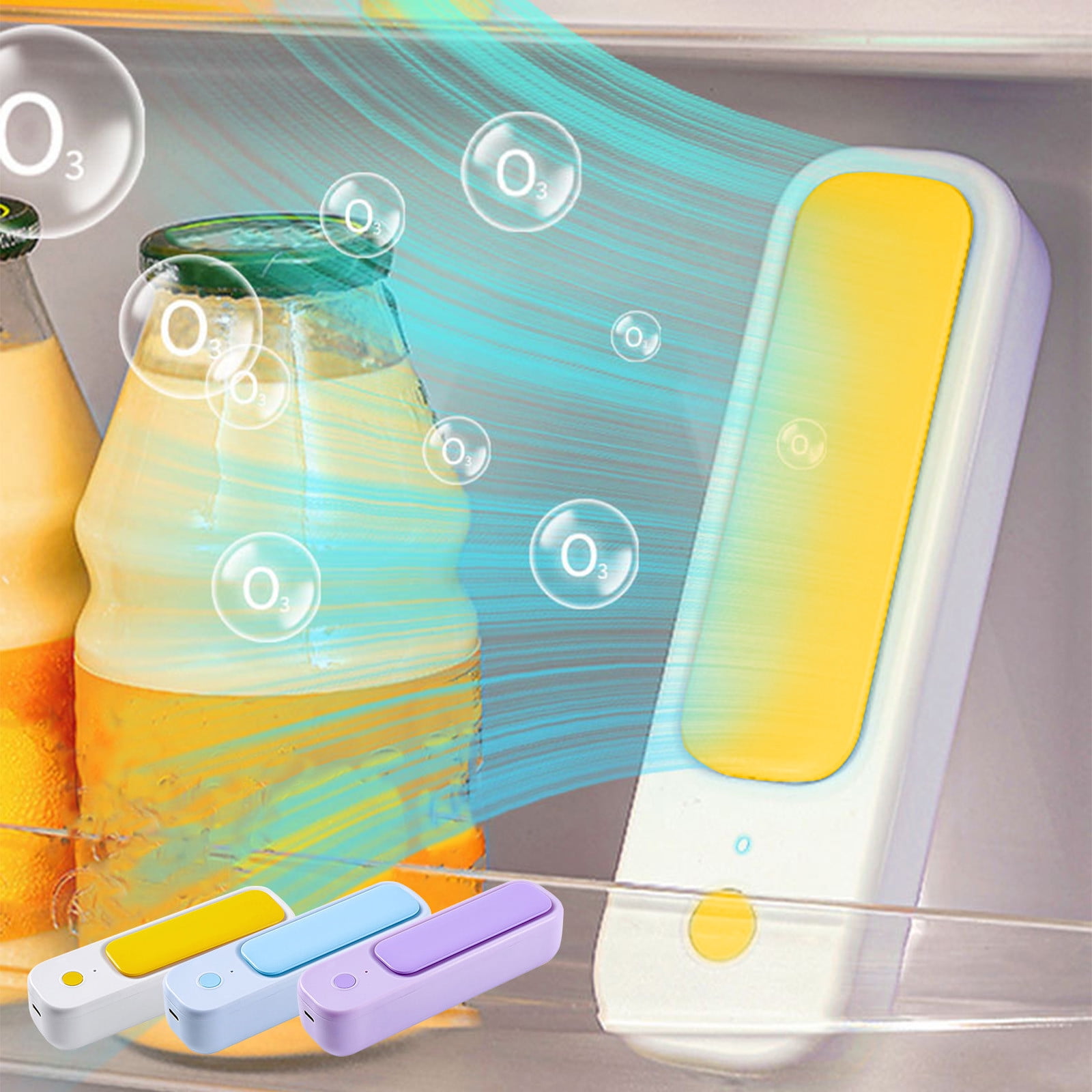 Usb Rechargeable Mini Fridge Deodorizer, Portable Generator Odor ...
