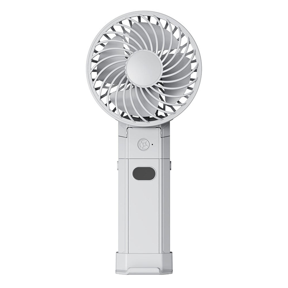 Usb Rechargeable Mini Handheld Fan Foldable Cooling Display Screen ...