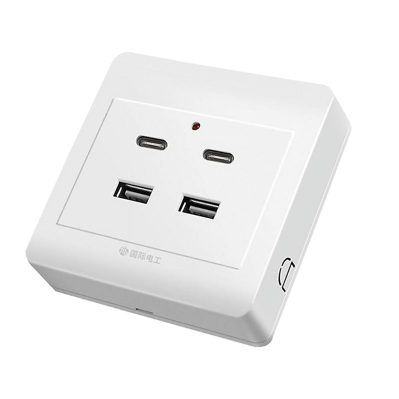 Usb Wall Outlets Typec Usb Wall Charger Outlet 18w 220v Usb Outlets ...