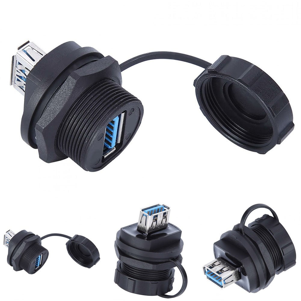 Usb Waterproof Usb Connector Socket Waterproof Adapter Communication ...