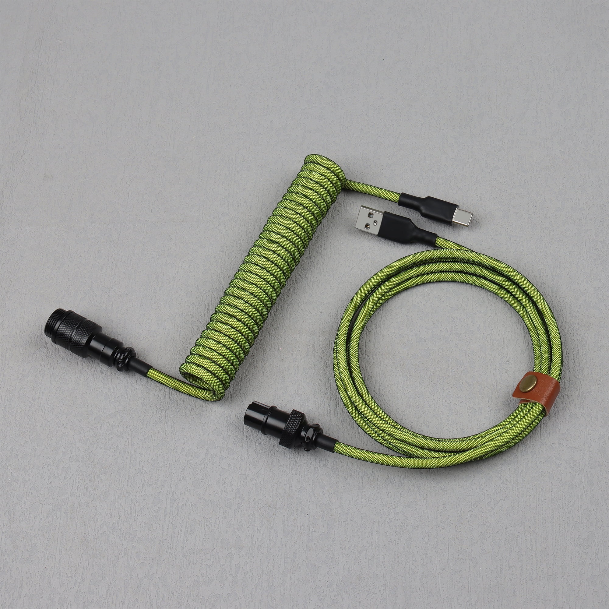 Usb c Coiled Cable Red rainbow Cable Keyboard Gx16 aviator Paracord ...