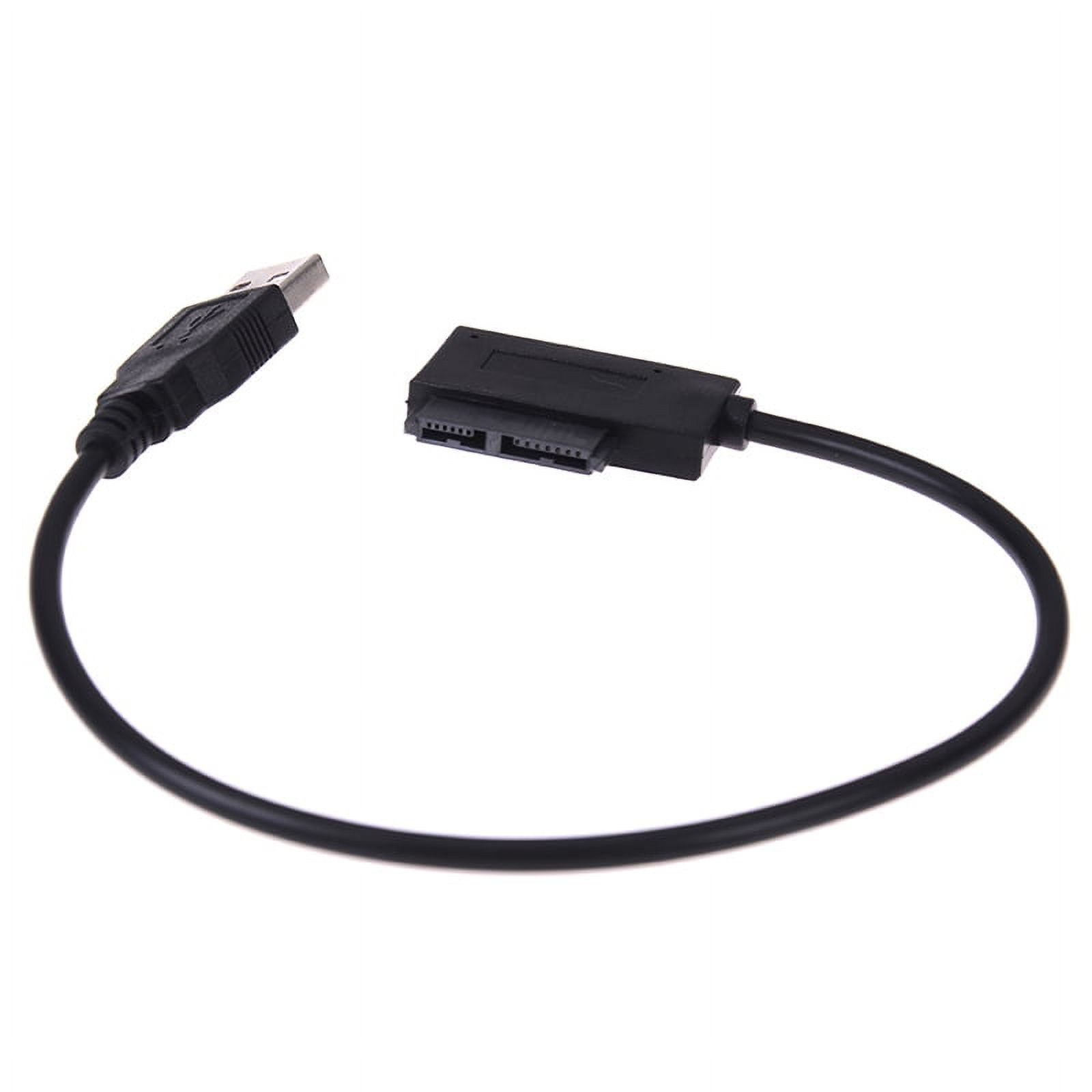 Usb to 7+6 13pin slim sata/ide cd dvd rom optical drive cable adapter ...