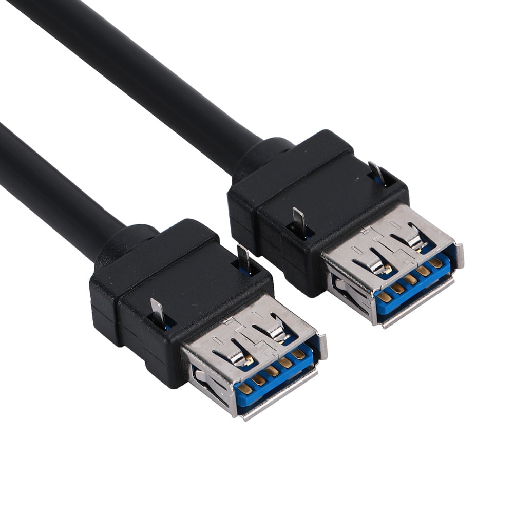 Usb3.0 Data Cable Elastic Pvc Sheath Black 0.98 Feet Usb3.0 Cable Usb3 ...