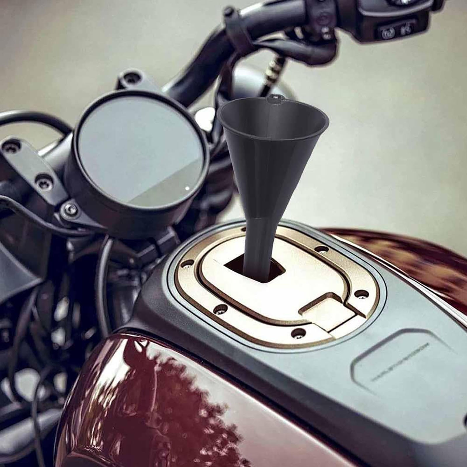 Usbinx Life Long Neck Beveled Oil Funnel Hands Free Pouring Spout ...