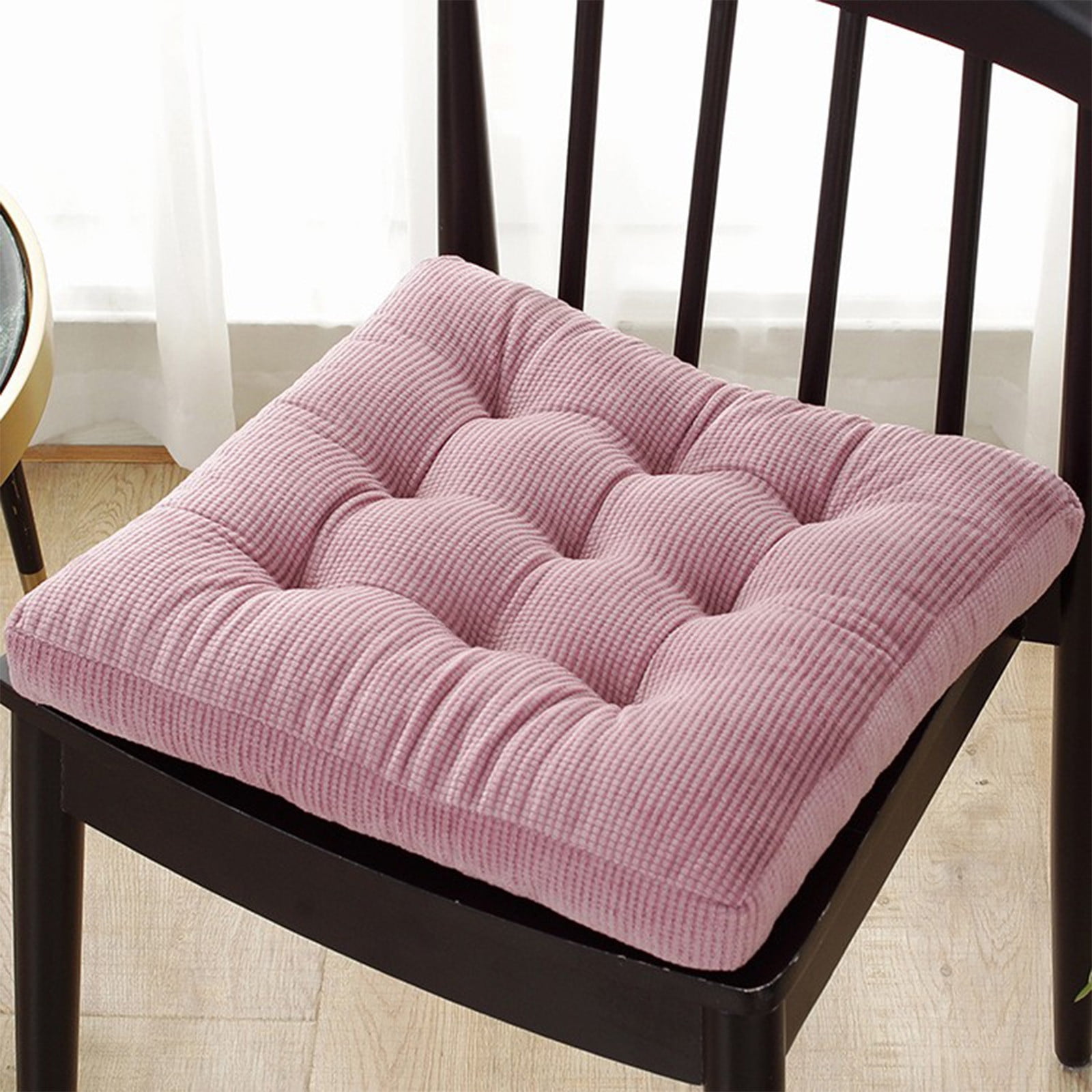 Usbinx Life Solid Color Chair Cushion Thickened Soft Padded Chair ...
