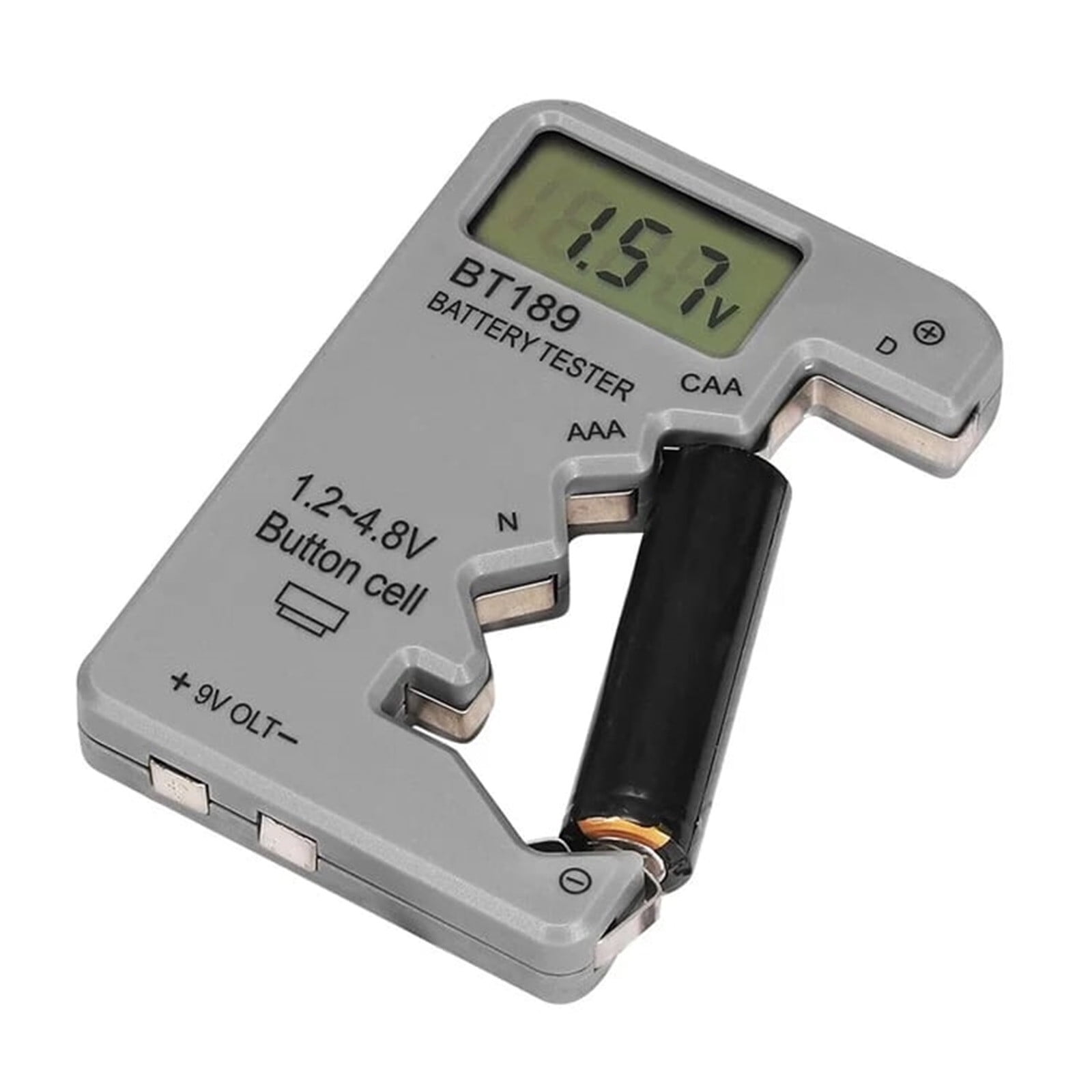 Usbinx Life Tester Capacity Meter Digital Battery Checker for AA AAA 9V ...