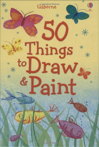 Pre-Owned 50 Things to Draw and Paint (Usborne Activities) Paperback ...