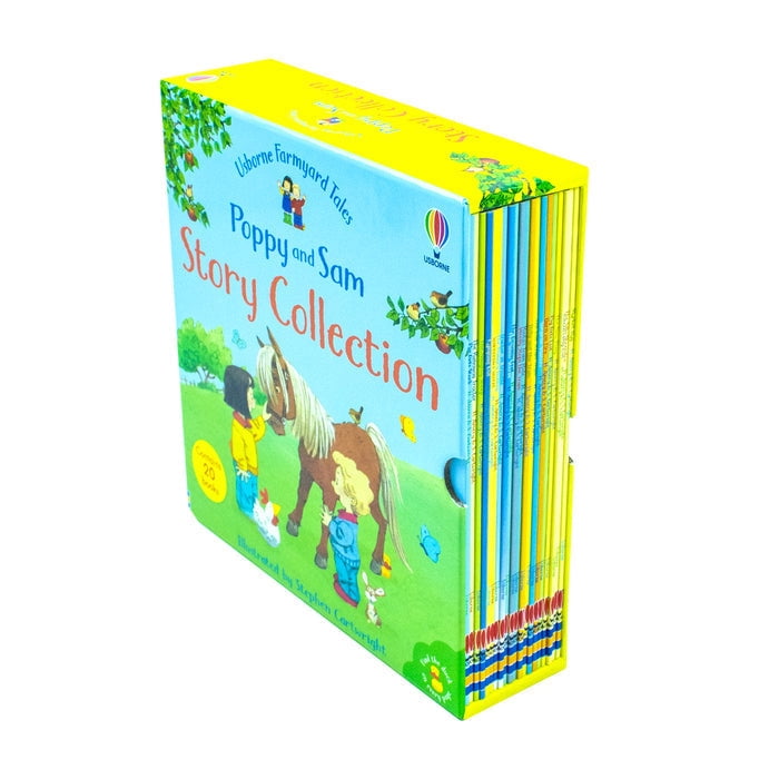 Usborne Farmyard Tales Poppy and Sam Series 20 Books Collection Box Set ...