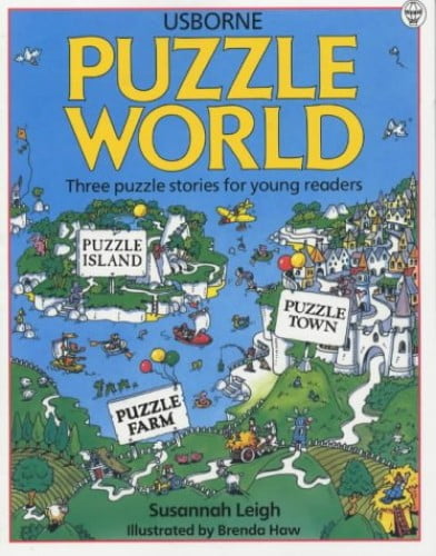 Pre-Owned Usborne Puzzle World : Three Puzzle Stories for Young Readers ...
