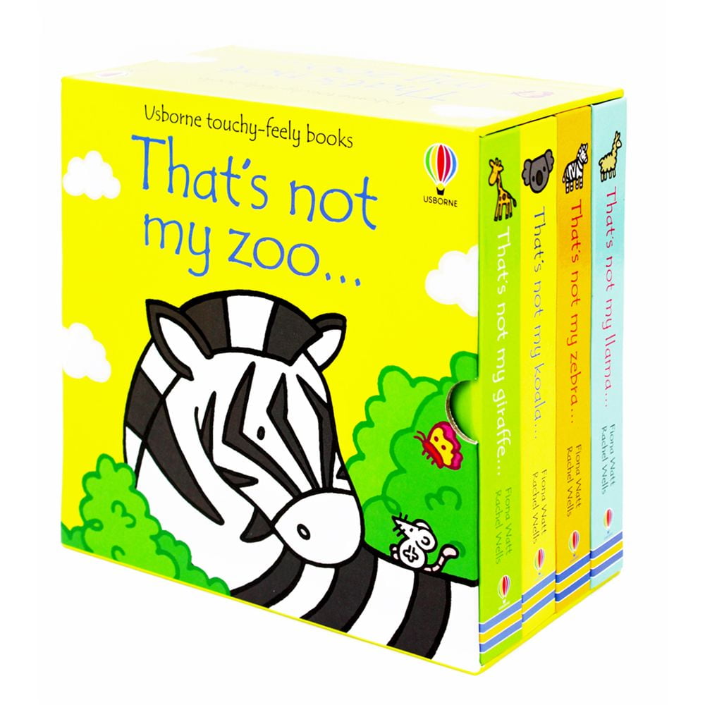 Usborne Touchy-Feely Books Thats Not My Zoo Collection 4 Books Set ...