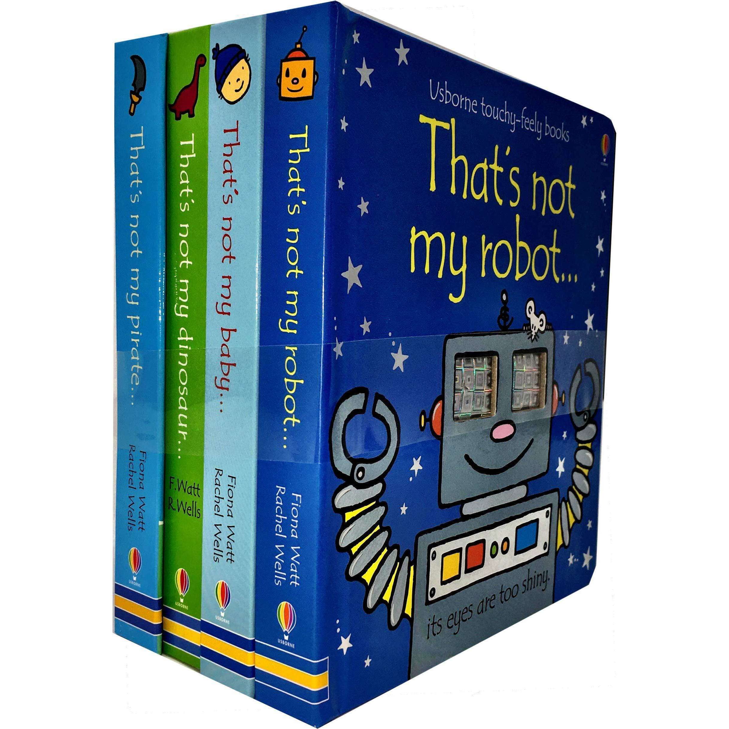 Fiona Watt Thats Not My Boys 4 Books Collection Set My Robot,my baby,my ...