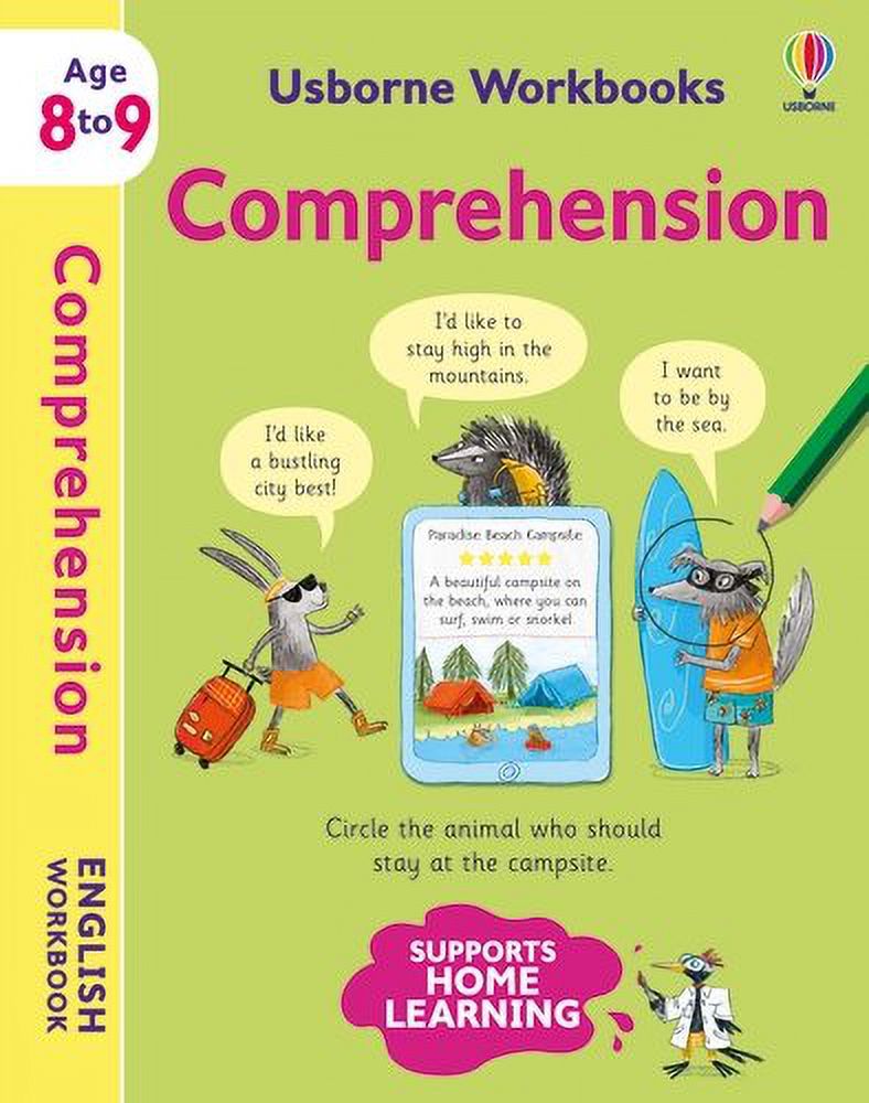 Usborne Workbooks Comprehension 8 9 - Walmart.com