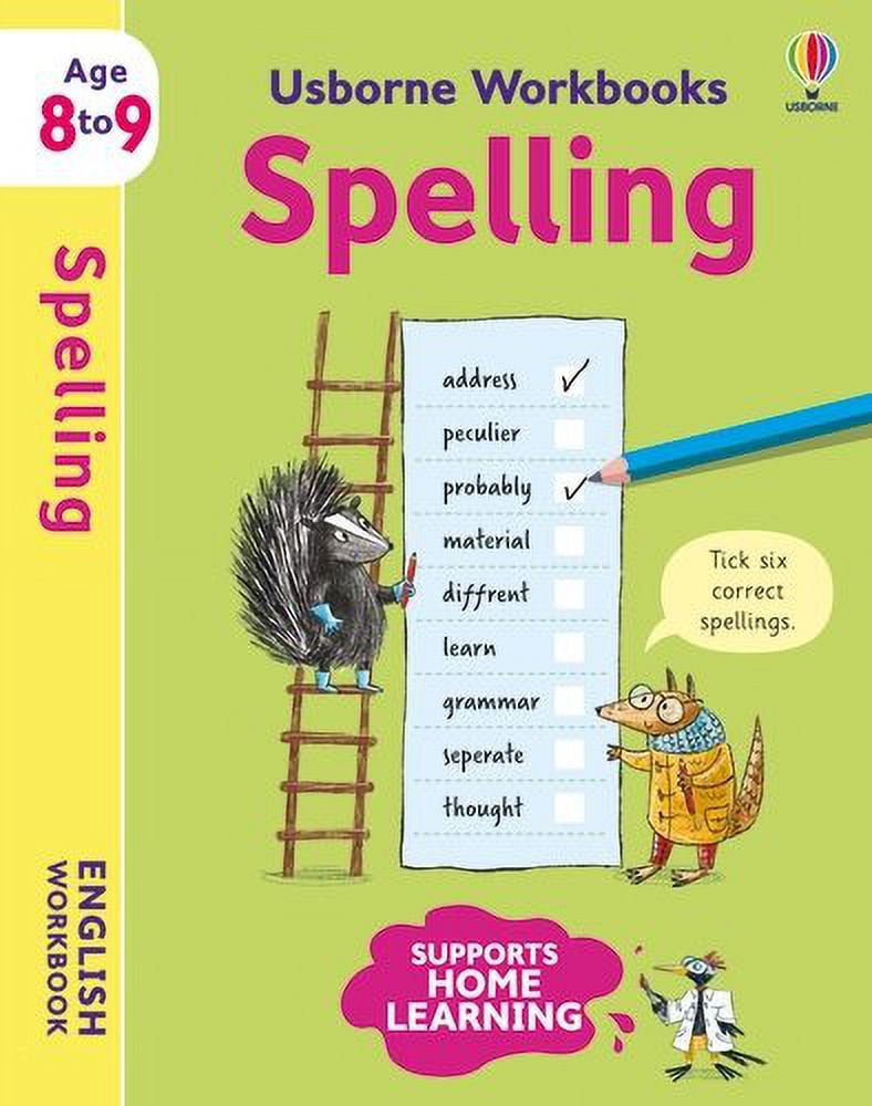 Usborne Workbooks Spelling 8-9 - Walmart.com