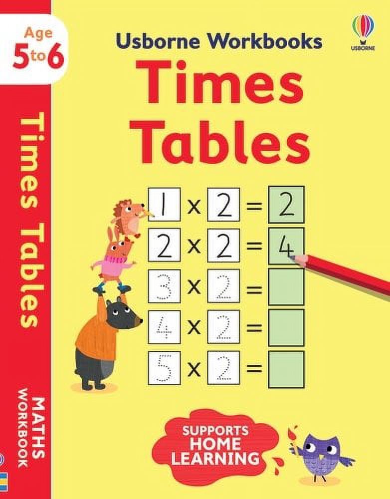 Usborne Workbooks Times Tables 5-6 - Walmart.com