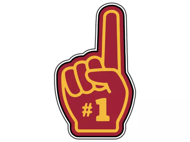 Usc Trojans #1 Finger Logo Waterproof Sticker Phone Decal Water Bottle ...