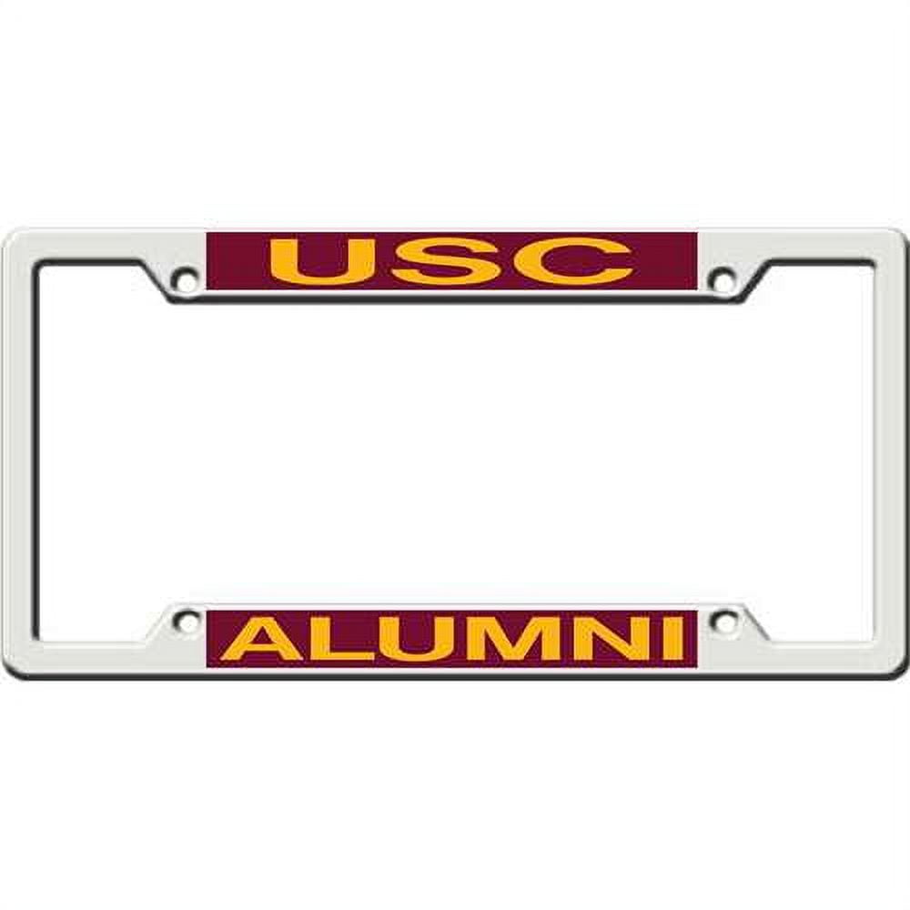 Usc Trojans Metal Alumni Inlaid Acrylic License Plate Frame - Alternate ...