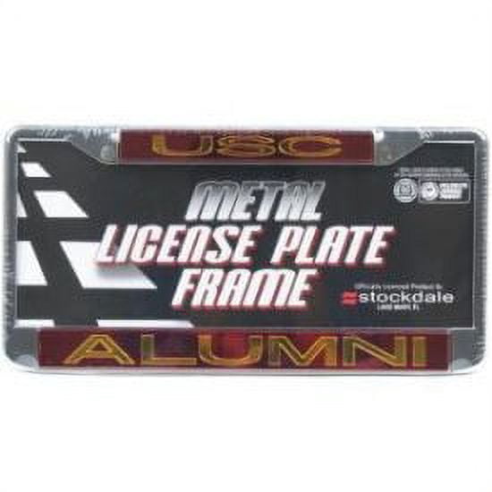 Usc Trojans Metal Alumni Inlaid Acrylic License Plate Frame - Walmart.com