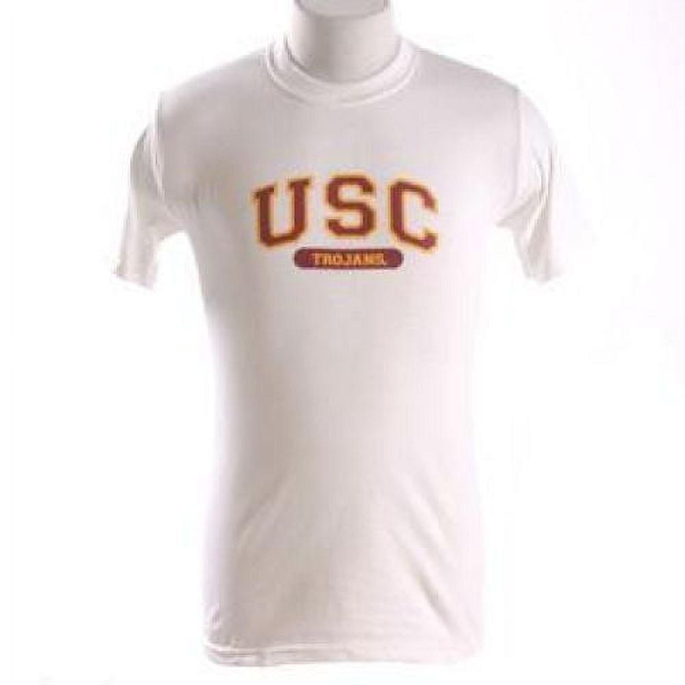 Usc Trojans T-shirt - Usc Arched Above "trojans" On Oval - By Champion ...