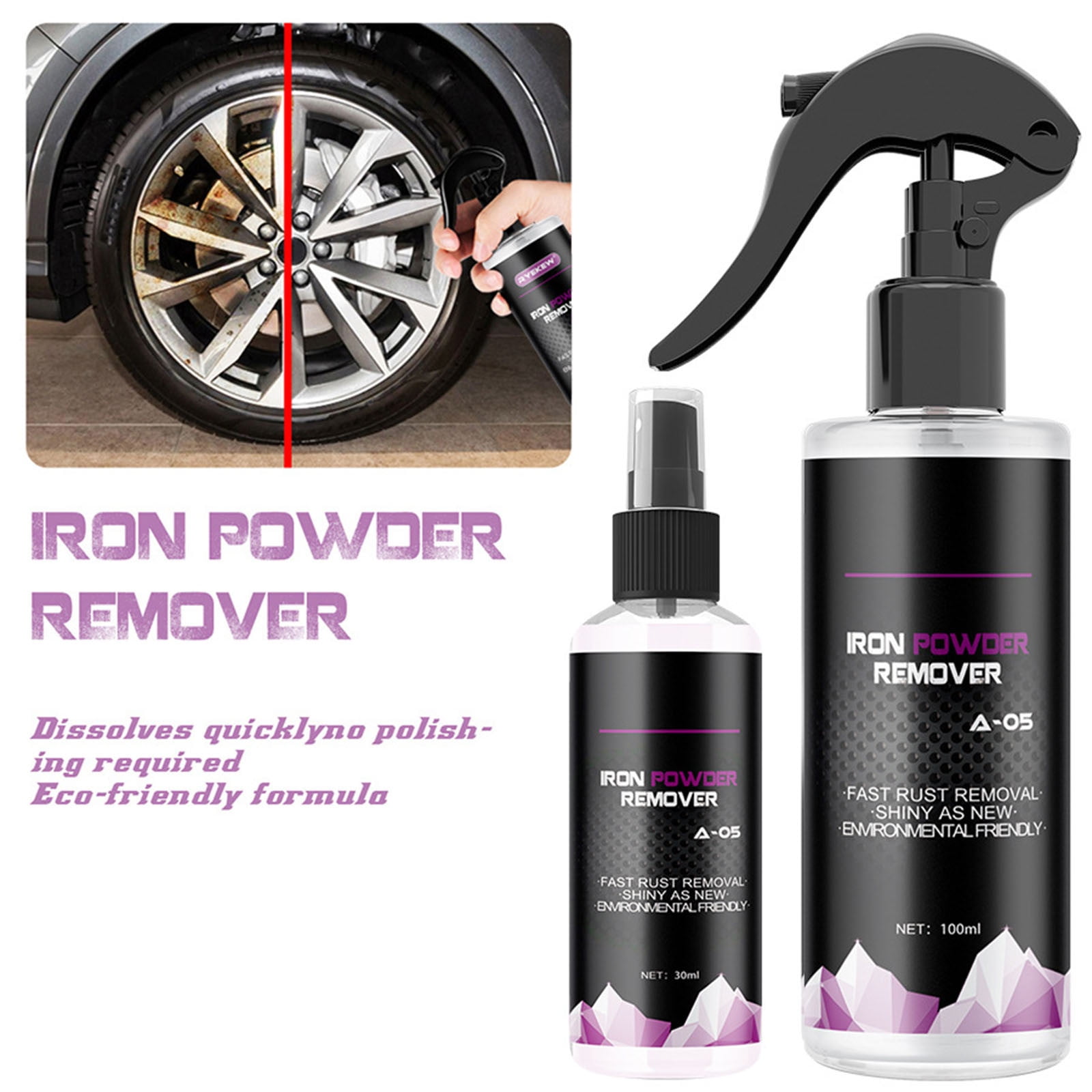 Uscallm 2Pcs Industrial Strength Rust Remover, Powerful Rust Remover ...