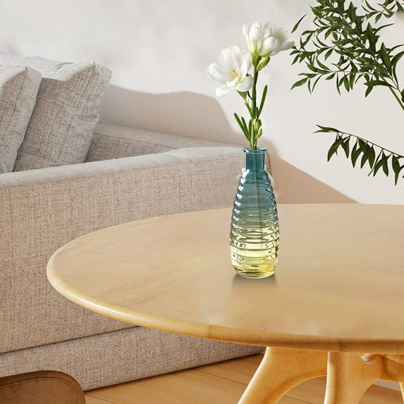 Uscallm under $5 Glass Flower Vase, Embossed Glass Flower Vase, Elegant ...