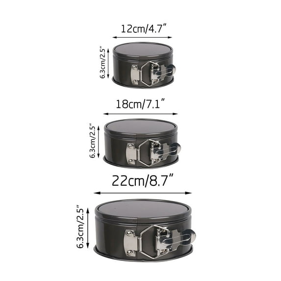 Uscallm under $5 Round Cake Pan, Round Springform Cake Pan, Non Stick ...