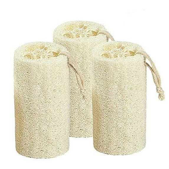 Uscallm Bath Loofah Sponge Scrubber, Natural Loofah Exfoliating Body ...