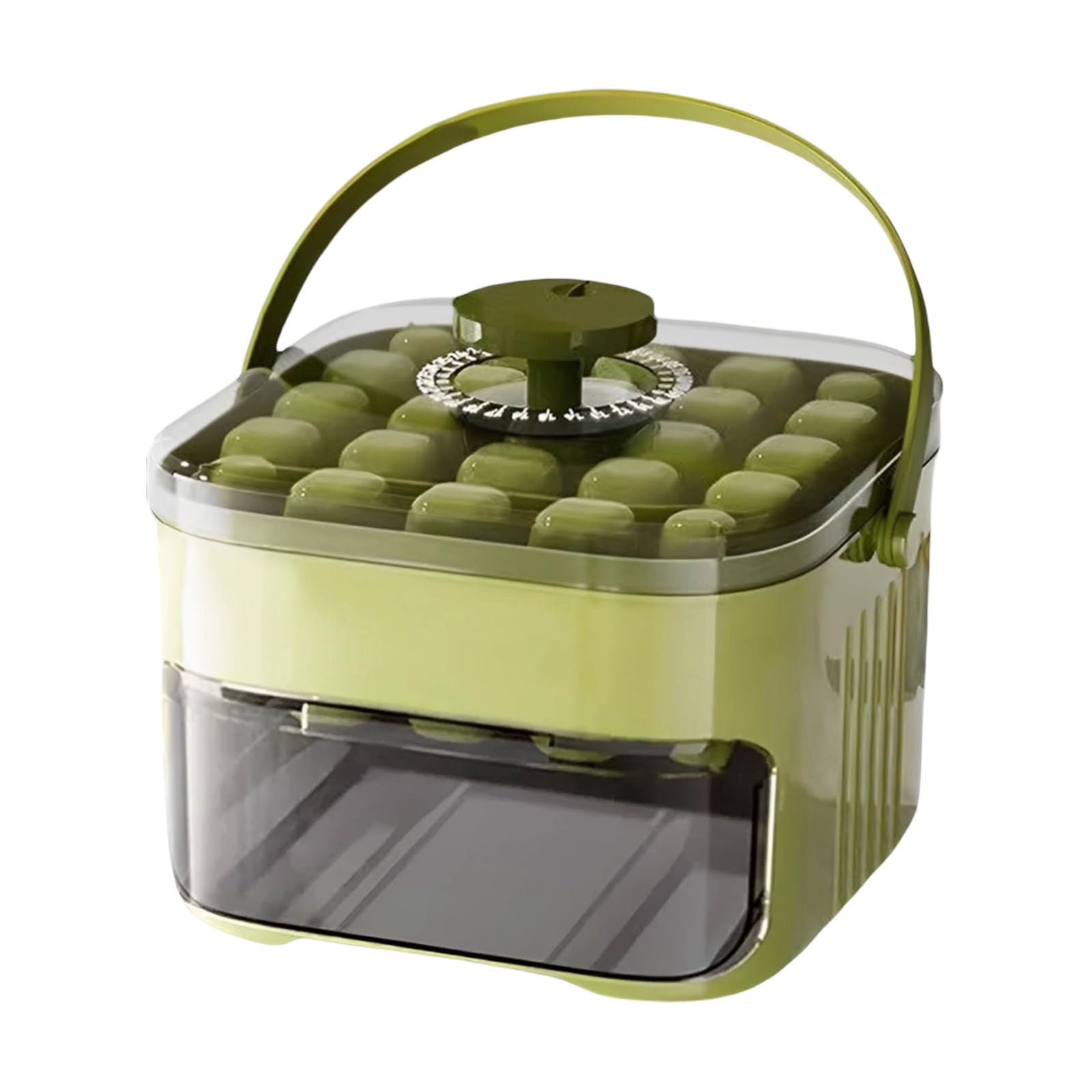 Uscallm Easy Press Ice Maker, Ice Trays for Freezer, 25 Grid Ice Tray ...