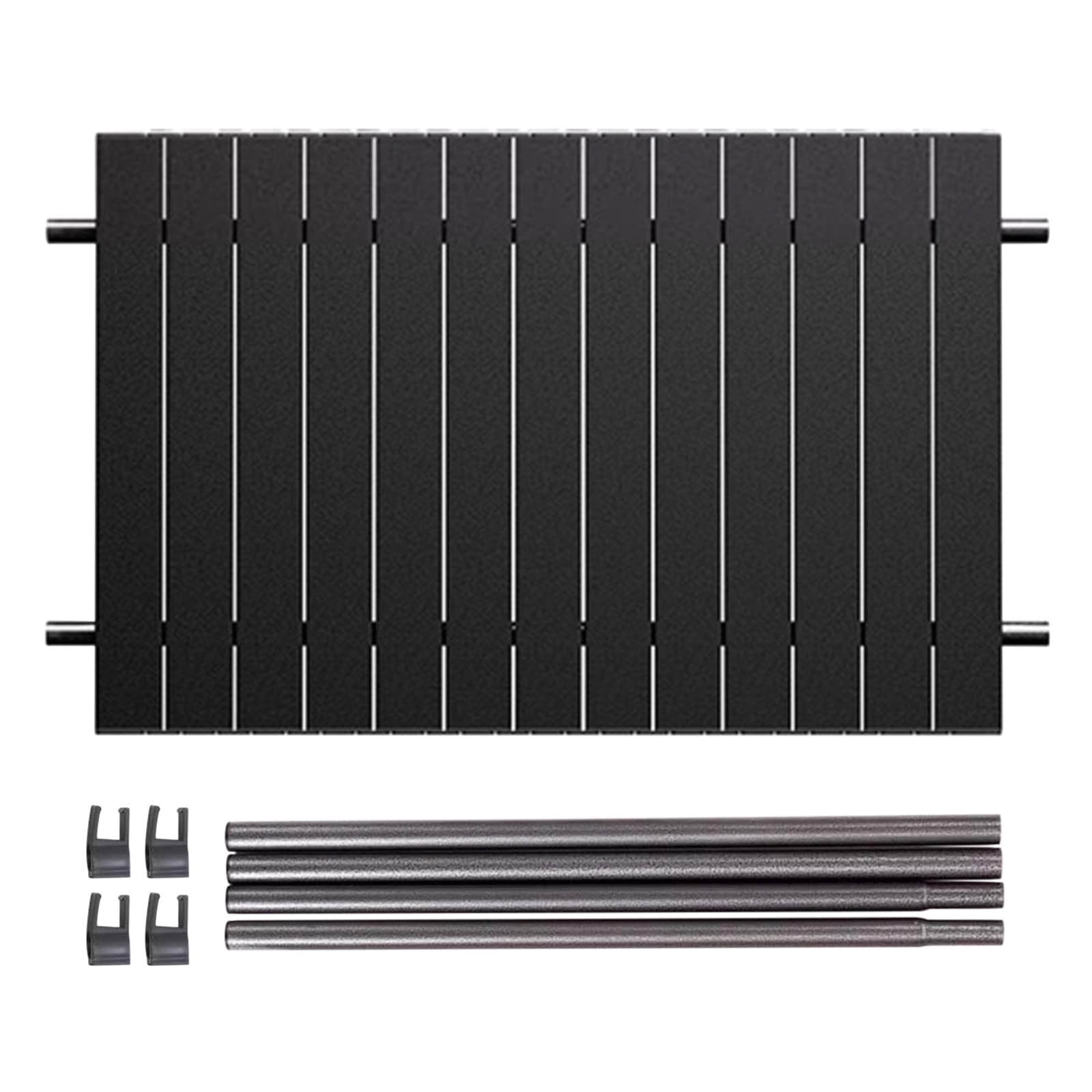 Uscallm Folding Camp Table, Portable Carbon Steel Folding Table for ...