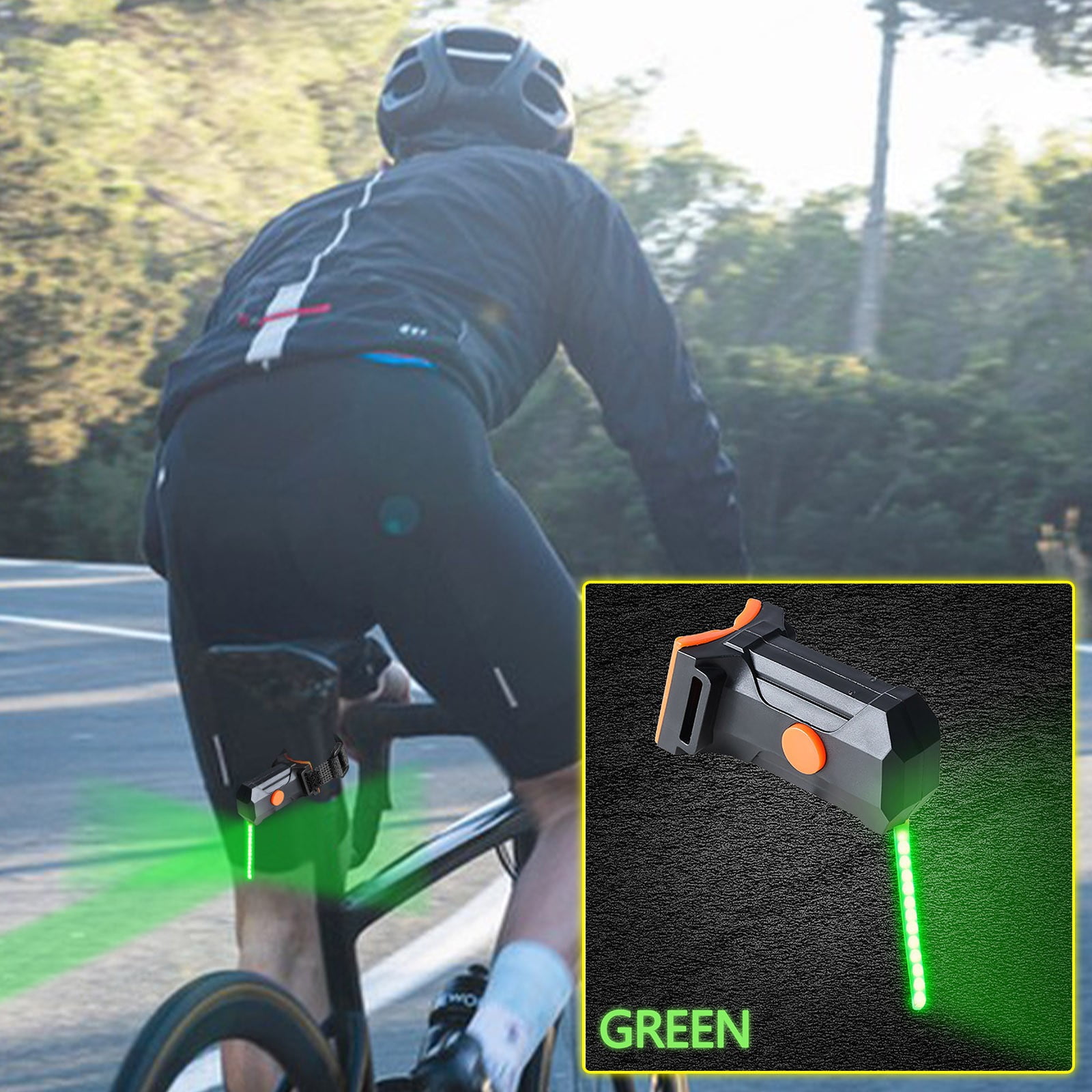 Uscallm Led Rose Night Light, Usb Rechargeable LED Bike Tail Light ...