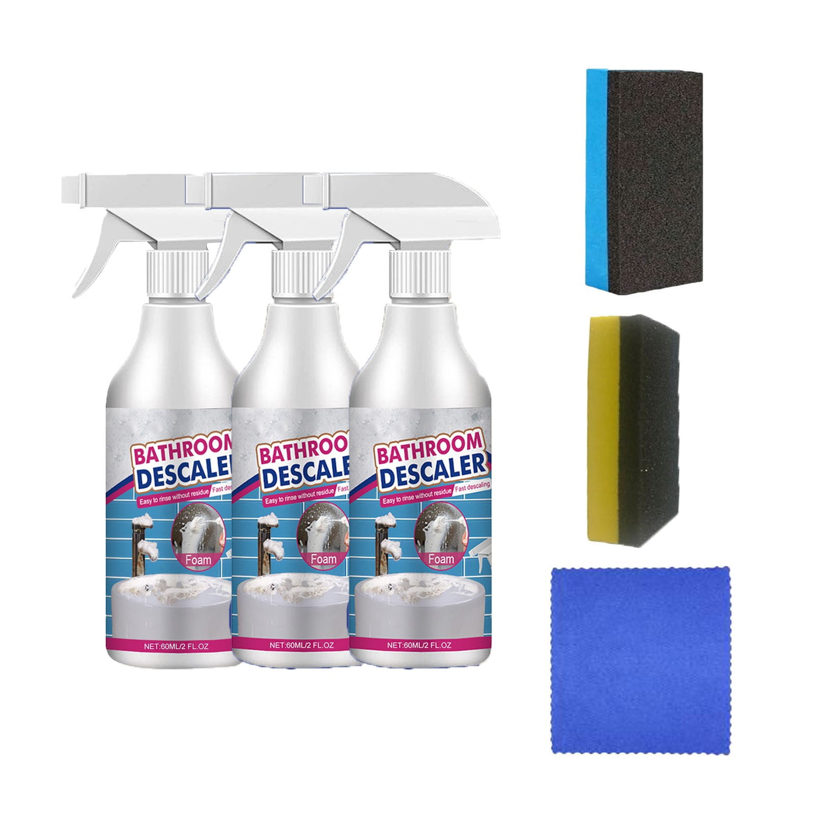 Uscallm Windshield Glass Polishing Cleaner, Bathroom Cleaner Descaler ...