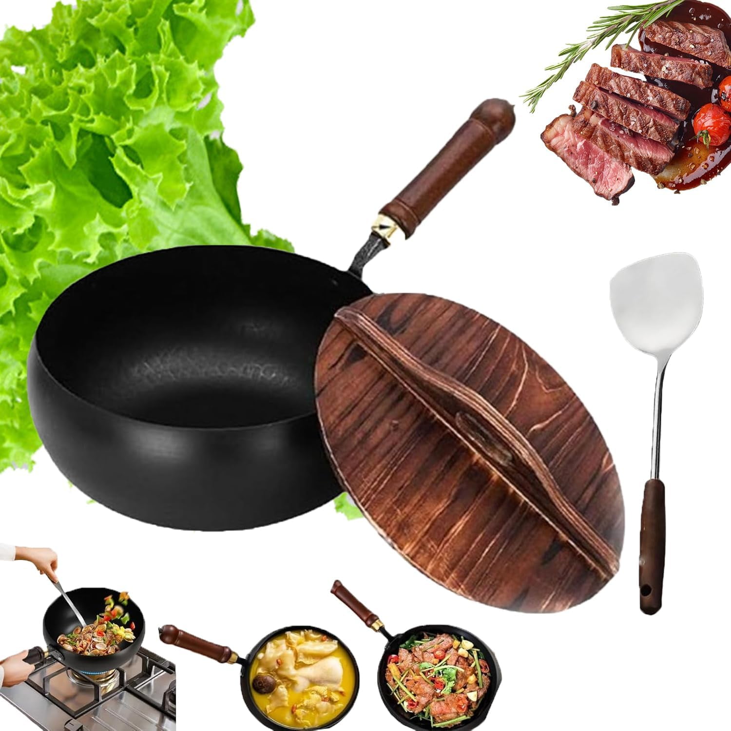 Usceshonn Uncoated Thick Iron Pot, Usceshonn Iron Pot, Suntuup Japanese ...