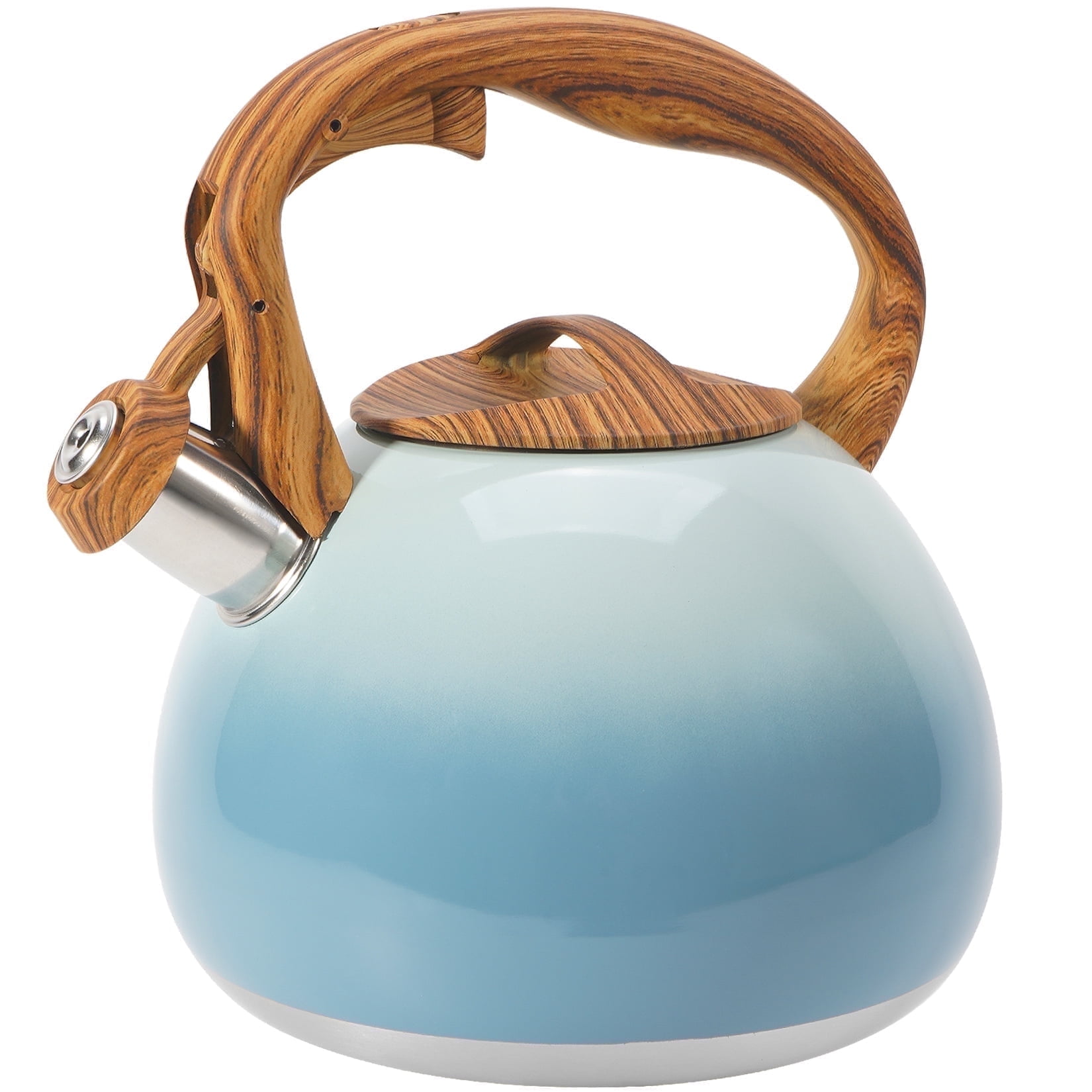 Uscover 3.16QT Whistling Tea Kettle Stainless Steel,Tea Kettles with ...