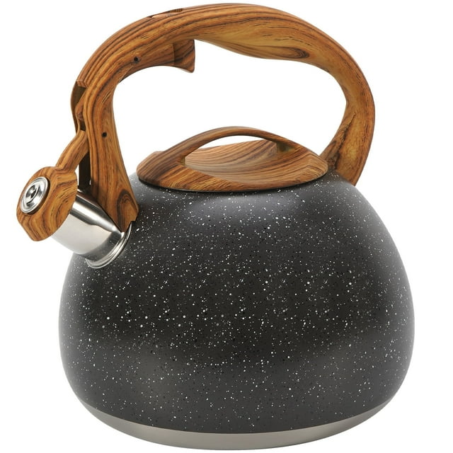 Uscover 3L Tea Kettle Whistling,Stainless Steel Stove Top Kettle with ...