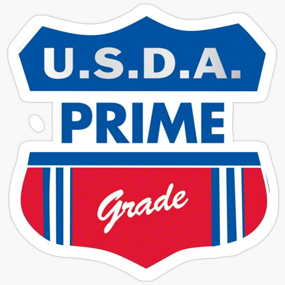 Usda Prime Grade Sticker Phone Decal Water Bottle Stickers Car Decals ...