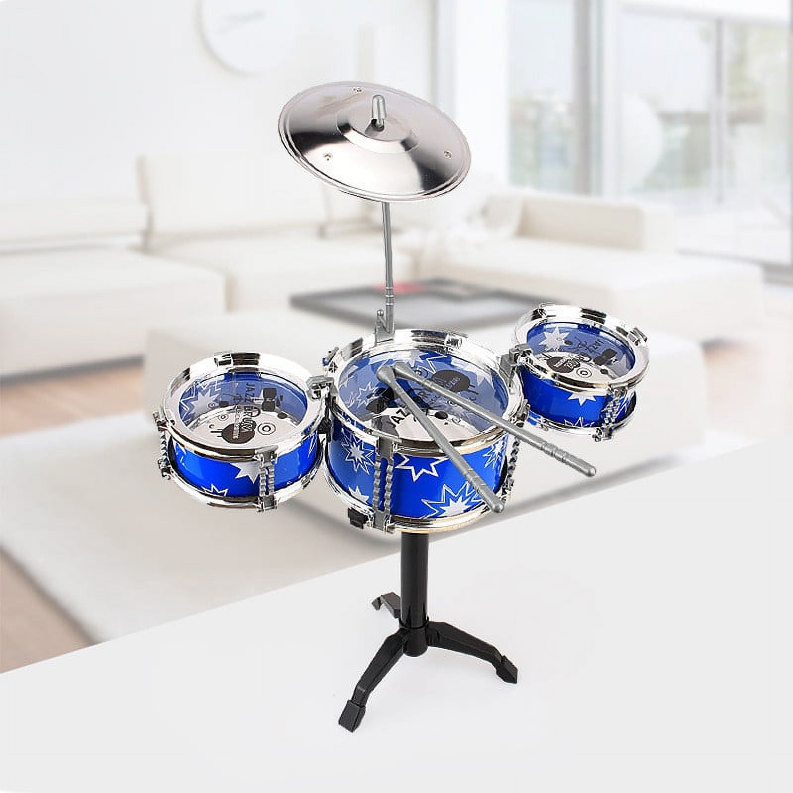 Usdian Drumming Toy Set, 5-Piece Percussion Kit, Simulation Drum Set ...
