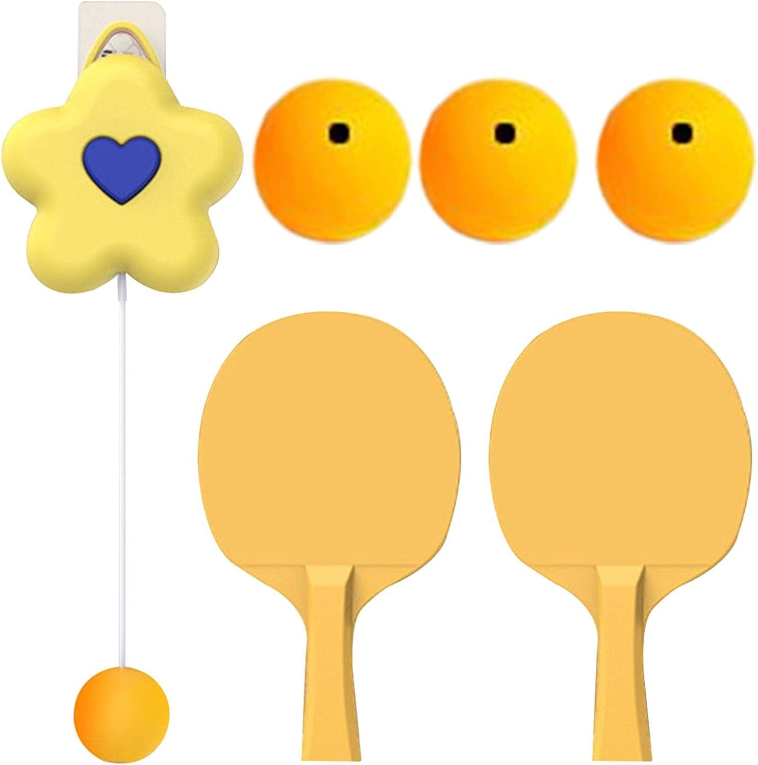 Usdian Indoor Table Tennis Trainer Set, Portable Self-Practice Ping ...