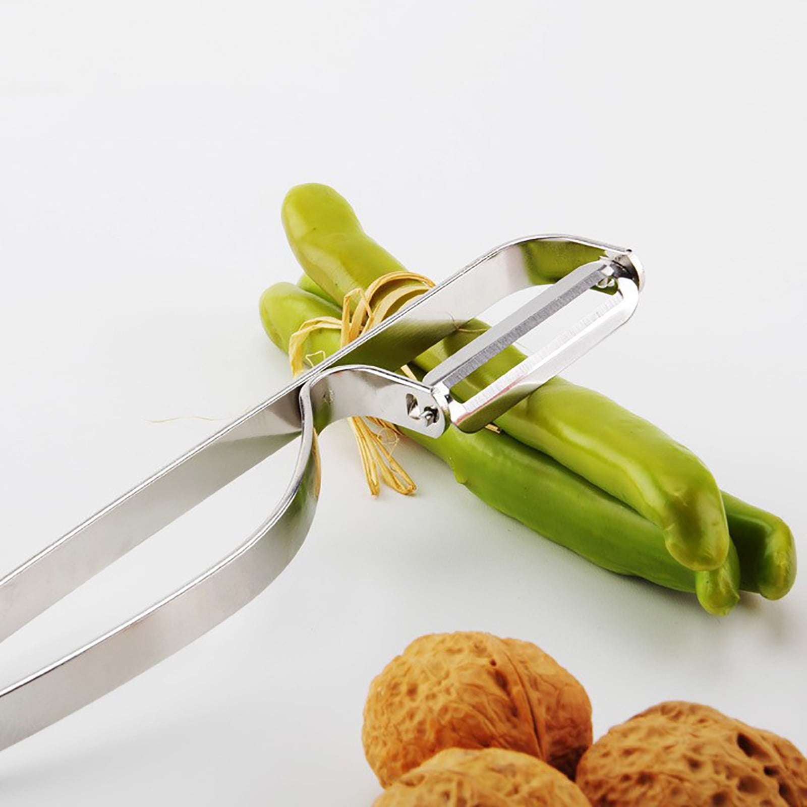 Usdian Melon Peeler, Double-Edged Serrated Blade, Ergonomic Handle ...