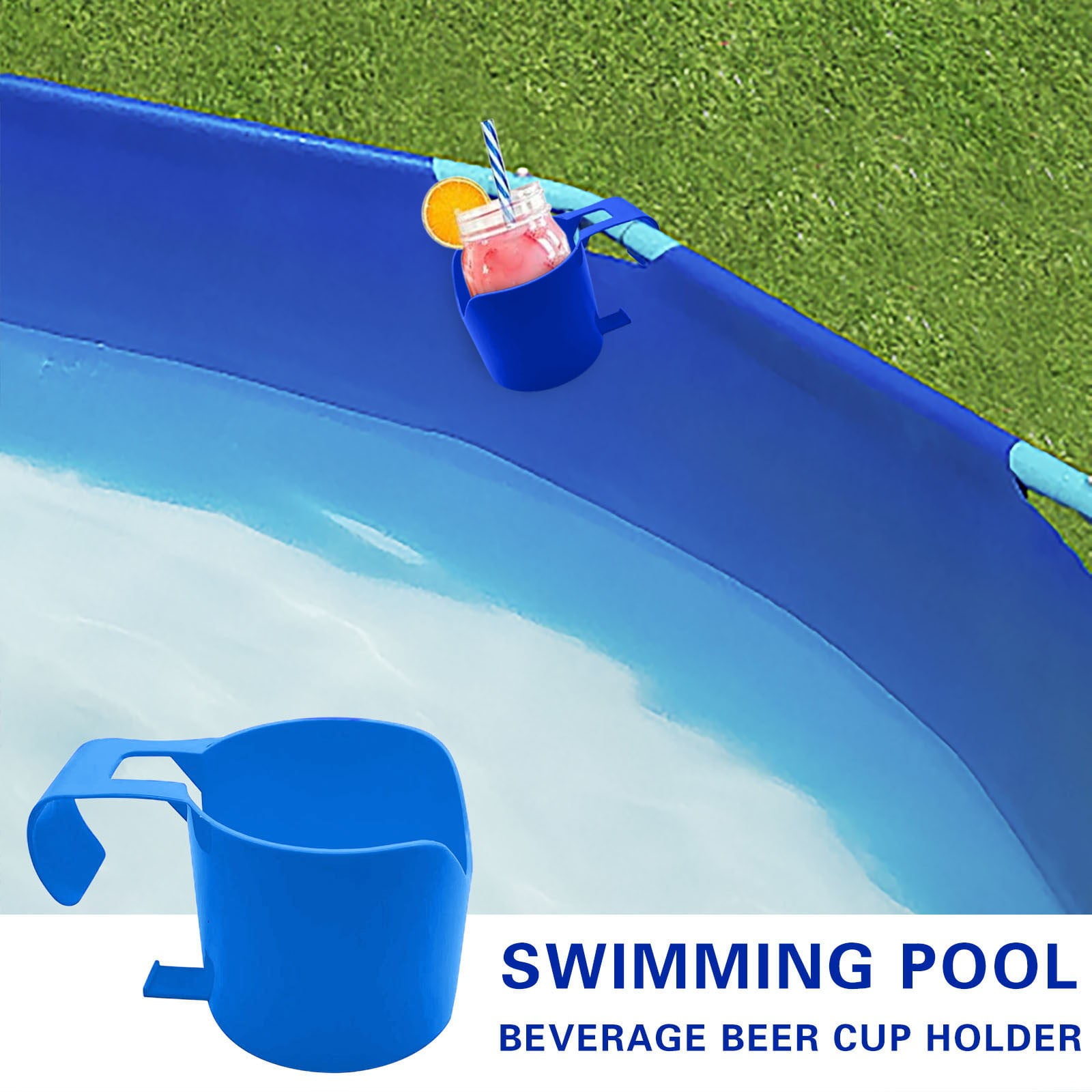 Usdian New Swimming Pool Cup ABS Storage Rack Swimming Pool Beverage ...