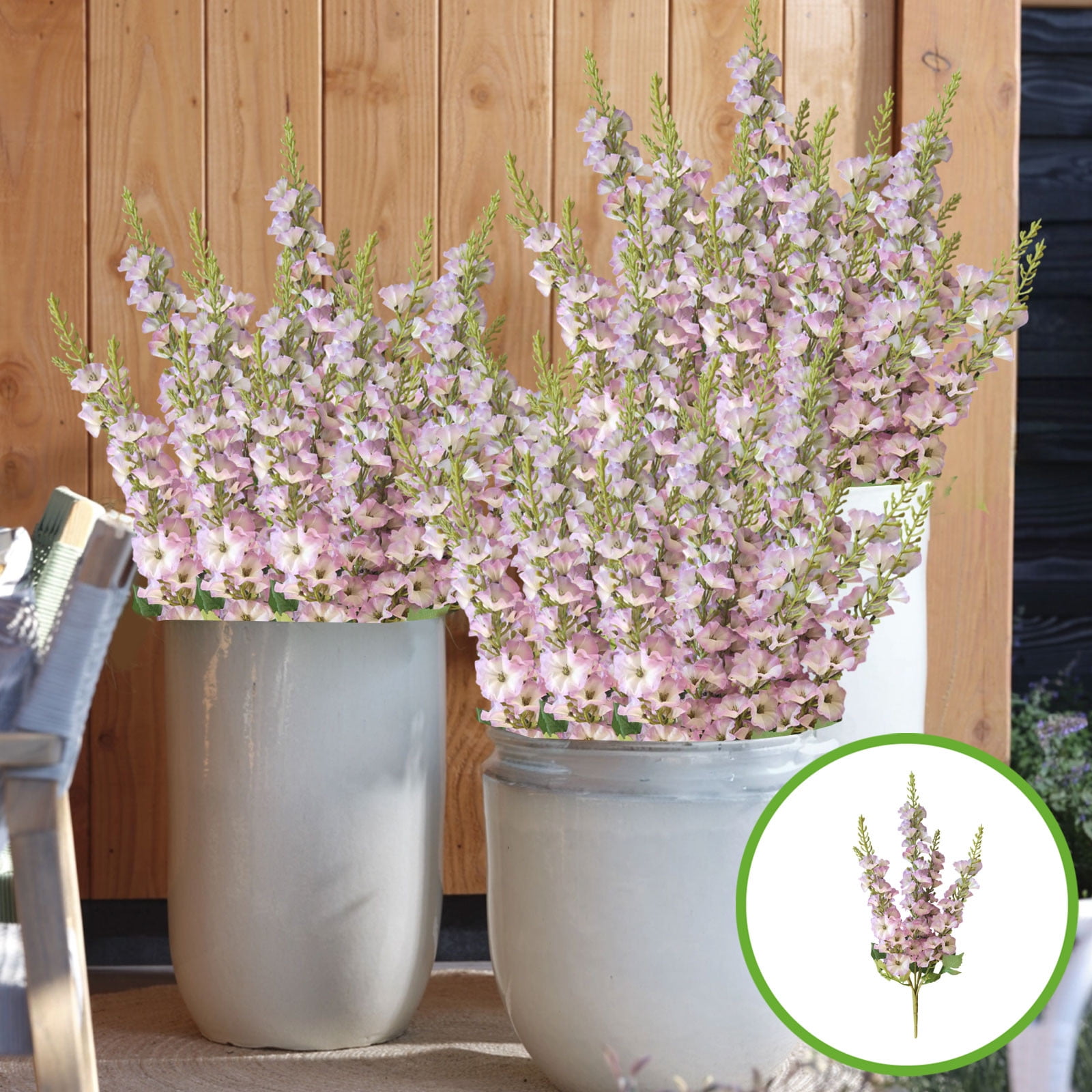 Usdian Simulation Morning Glory Flower Bouquet, Vibrant Plastic Flower ...